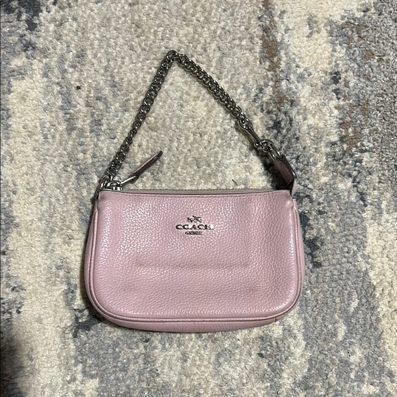 Coach | Bags | Coach Pink Mini Leather Womens Bag | Poshmark